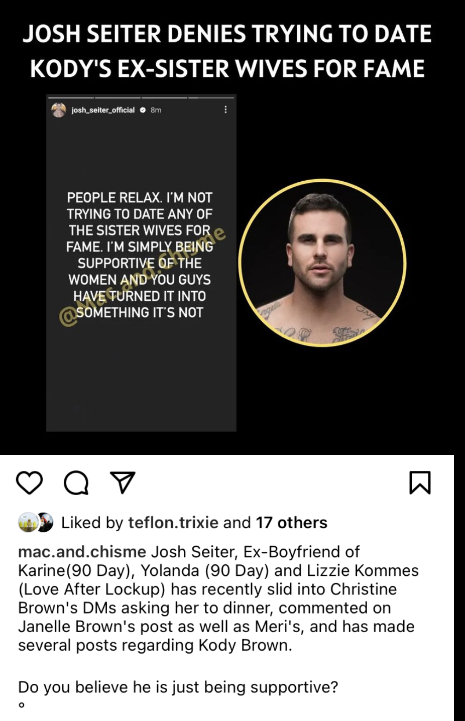 Who Is Josh Seiter? Why Is He Everywhere? - Word on the Street Reality